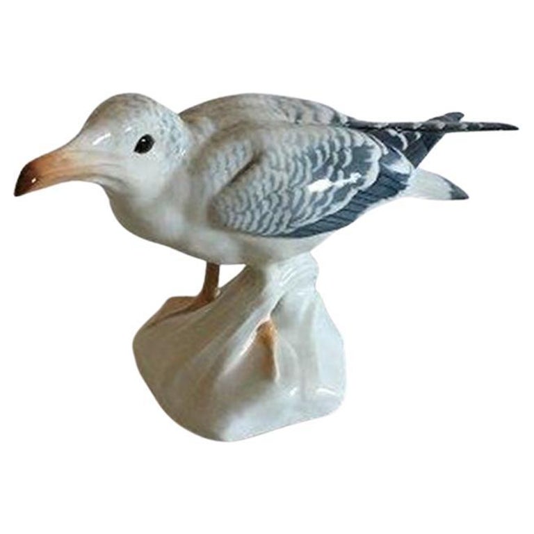 Rorstrand Art Nouveau Figurine Seagull For Sale at 1stDibs