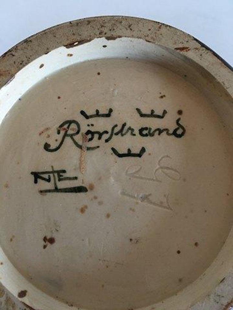 Rorstrand Unique Art Nouveau Vase with Running Glaze by Nils Emil ...