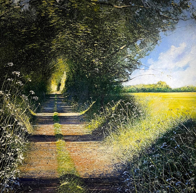 Rory J. Browne - Summer Path - English countryside lake waterscape ...
