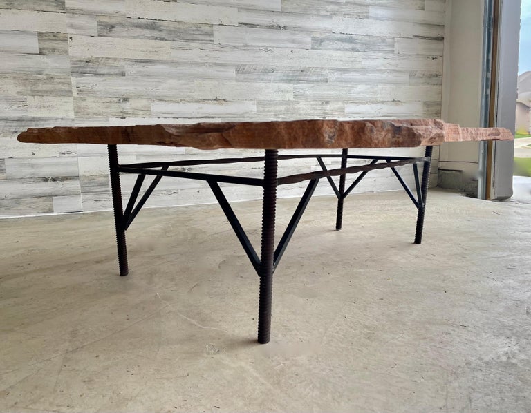 Rosa Flagstone and Iron Coffee Table For Sale at 1stDibs