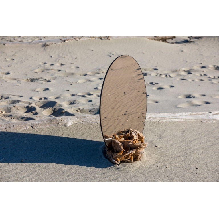 Rosa-Rosæ Oval Mirror by Francesco Messina For Sale at 1stDibs