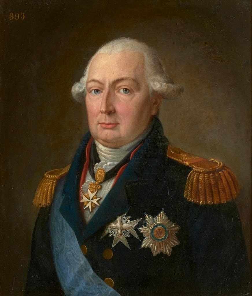 Rosalie GROSSARD - Bust portrait of Louis V Joseph de Bourbon-Condé ...