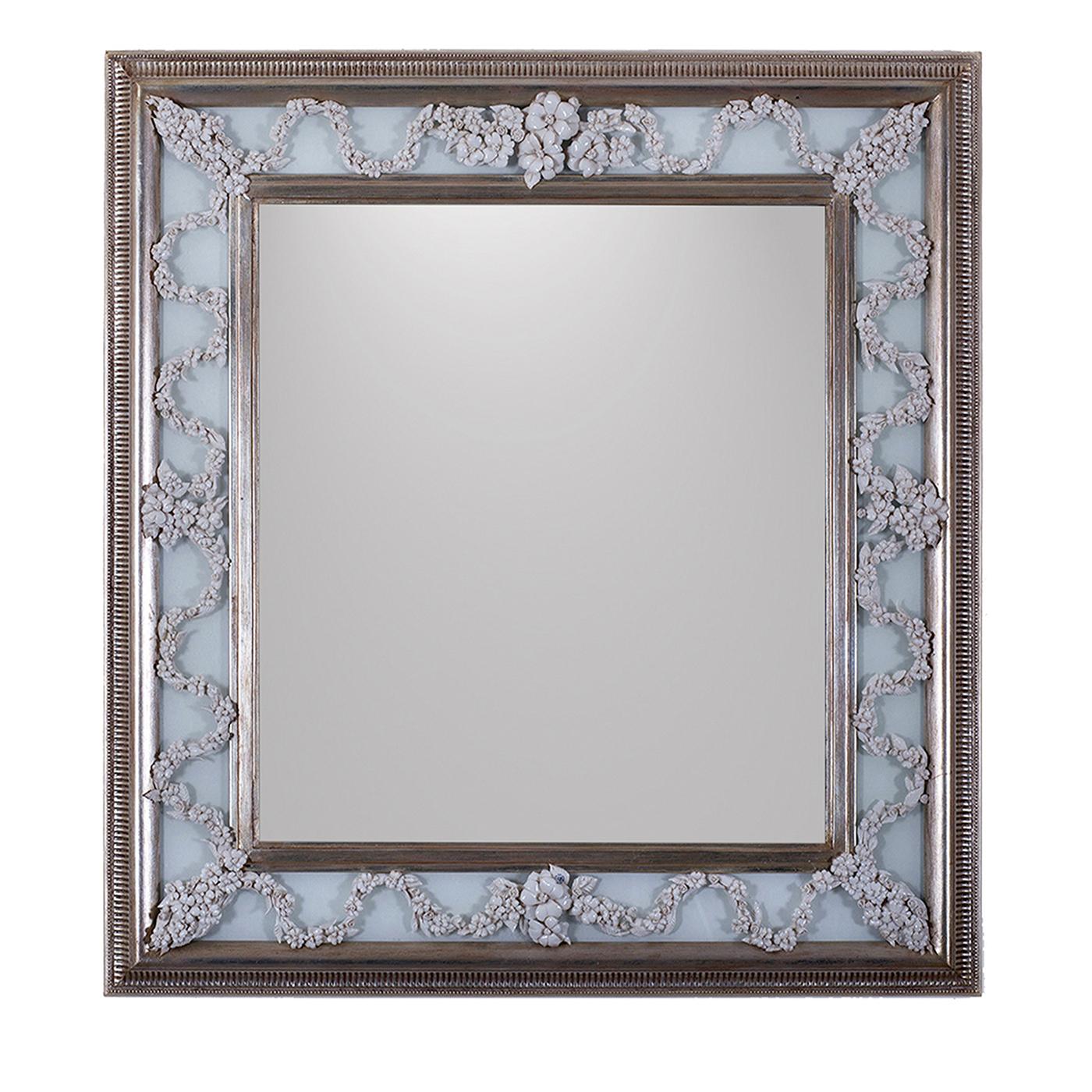 Rectangular Metal and Leather Mirror For Sale at 1stDibs | leather ...
