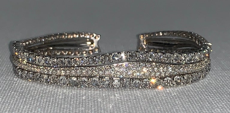 Stunning Custom Designed Rose and Brilliant Cut 6.77 Carat Diamond ...