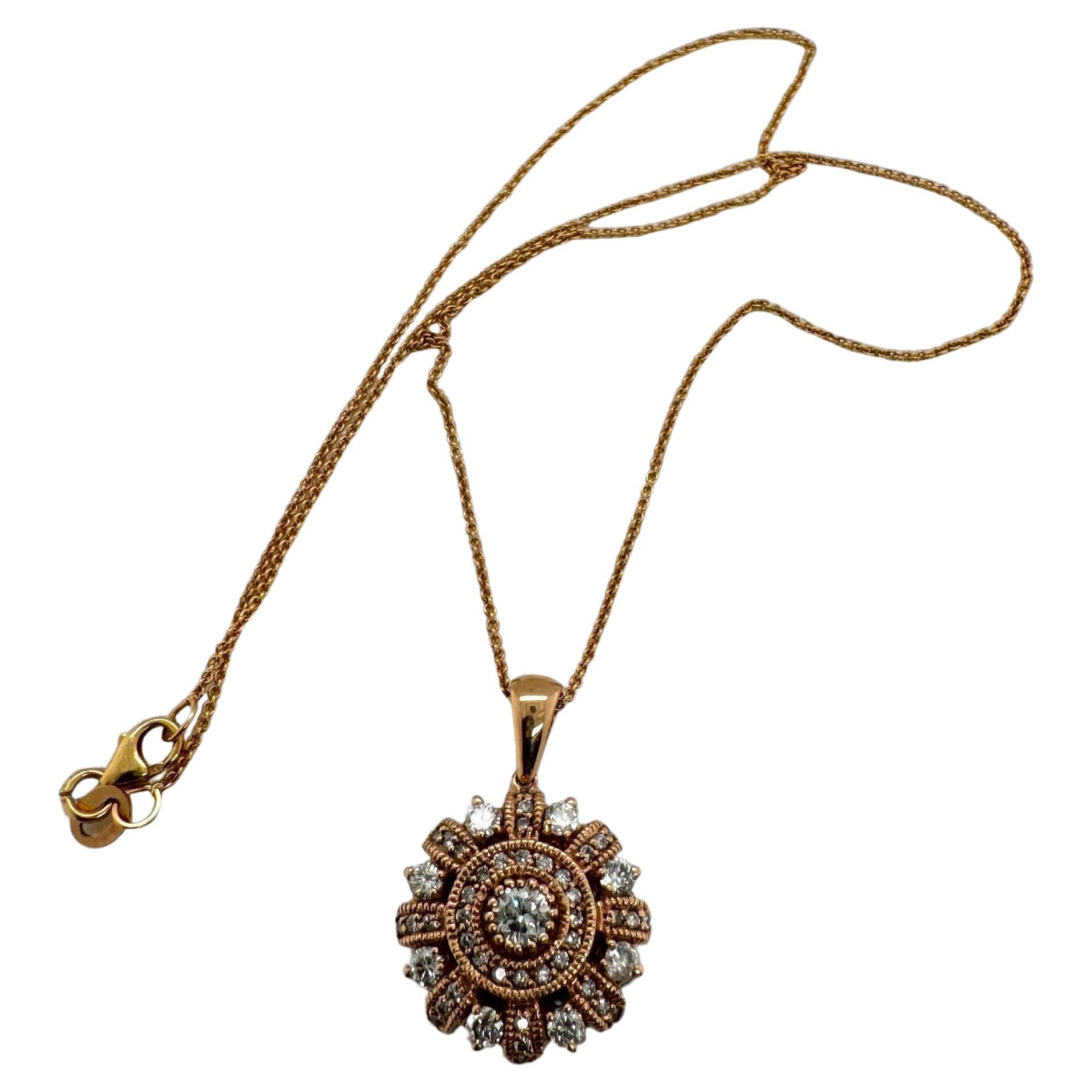 Magerit Puma Diamond Gold Pendant Necklace at 1stDibs | puma necklace ...