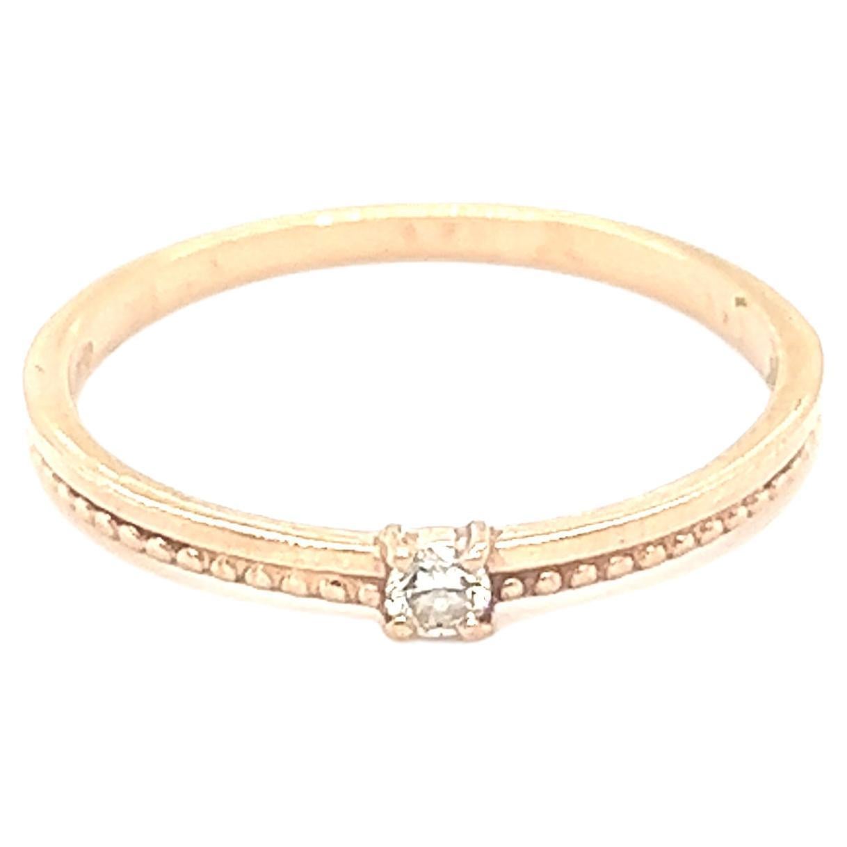 Rose Cut Brown Diamond Ring at 1stDibs