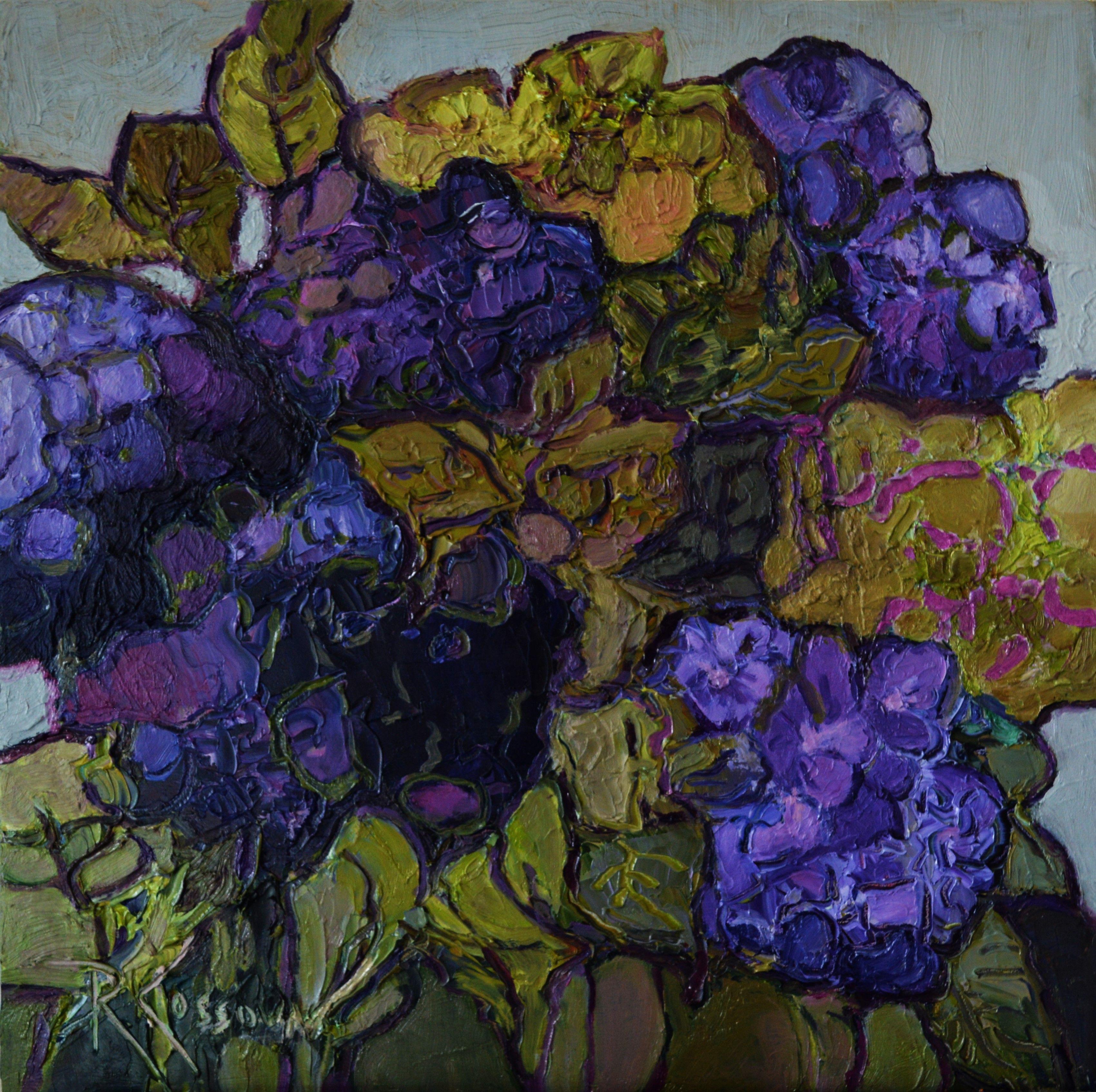 Rose Marie Kossowan - Grandpa's Garden, Painting, Oil on Canvas For ...
