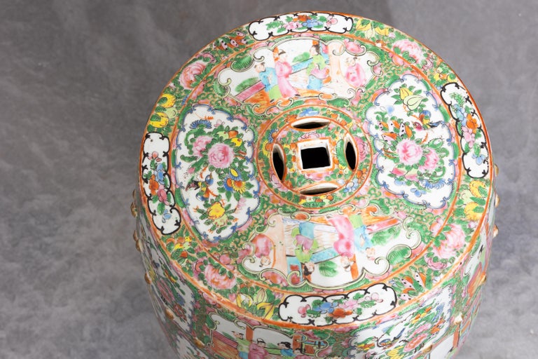 Rose Medallion Garden Seat For Sale at 1stDibs
