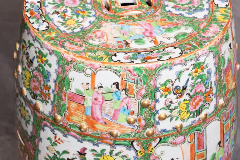 Rose Medallion Garden Seat For Sale at 1stDibs
