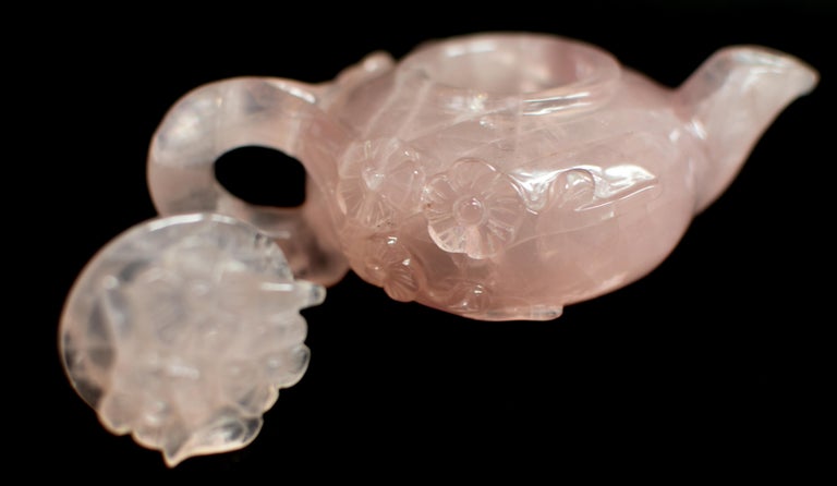 Rose Quartz Tea Set For Sale at 1stDibs