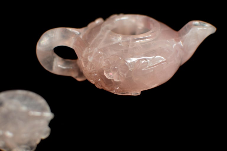 Rose Quartz Tea Set For Sale at 1stDibs
