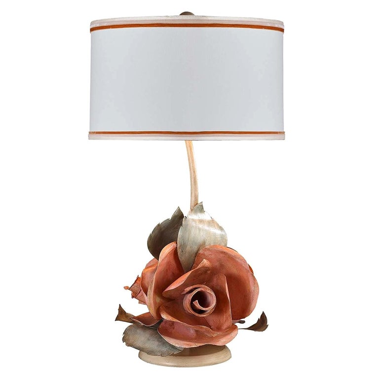 Rose Table Lamp For Sale at 1stDibs