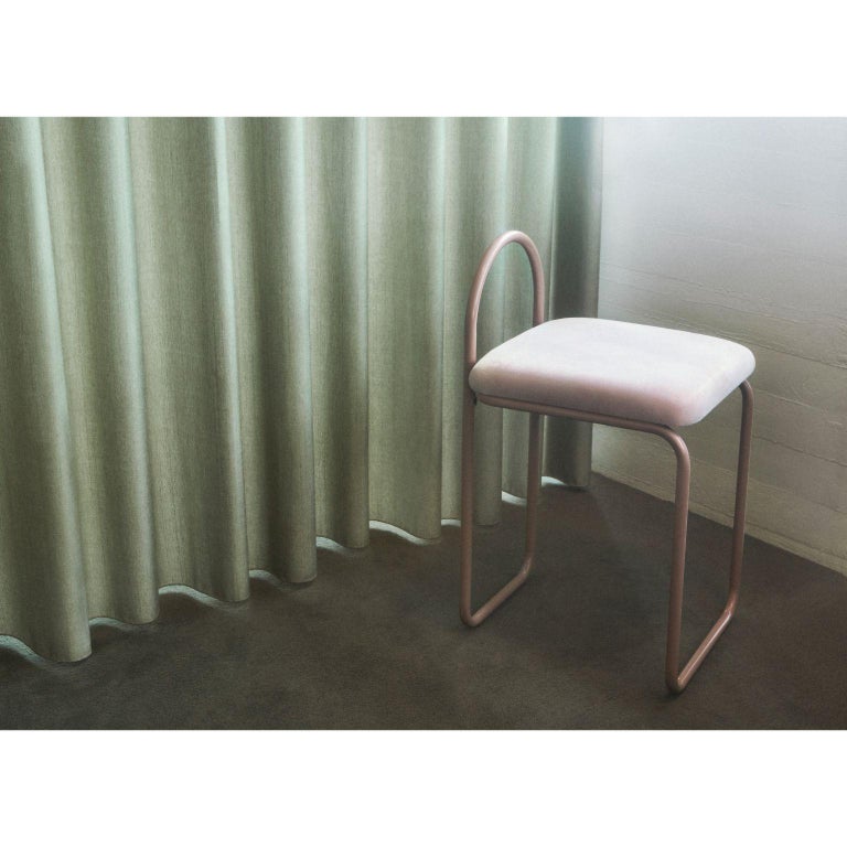 Rose Velvet Minimalist Dining Chair For Sale at 1stDibs | minimalist ...