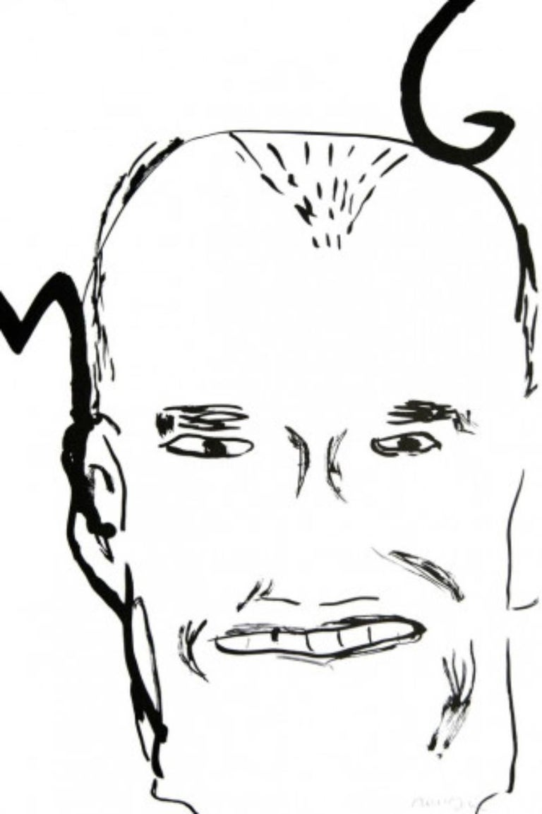 Rose Wylie - Portrait 13 For Sale at 1stDibs