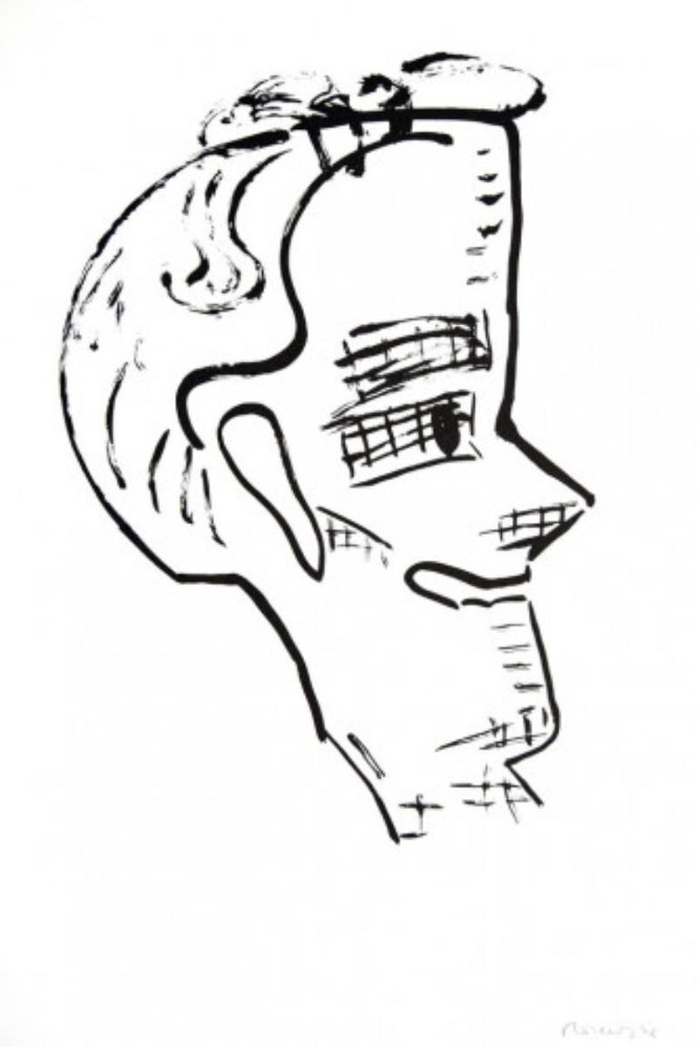 Rose Wylie - Portrait 18 For Sale at 1stDibs