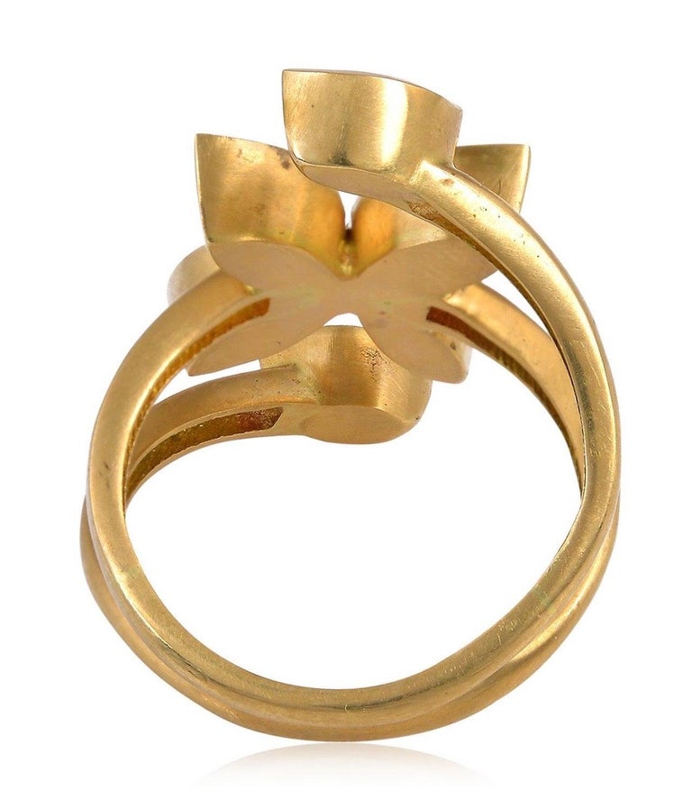 Customizable Rosecut Diamond Veil Open Ring For Sale at 1stDibs