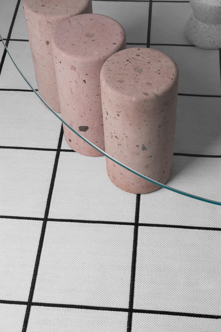 Rosedal Cantera Coffee Table Without Glass Cover, Modern Mexican Design ...