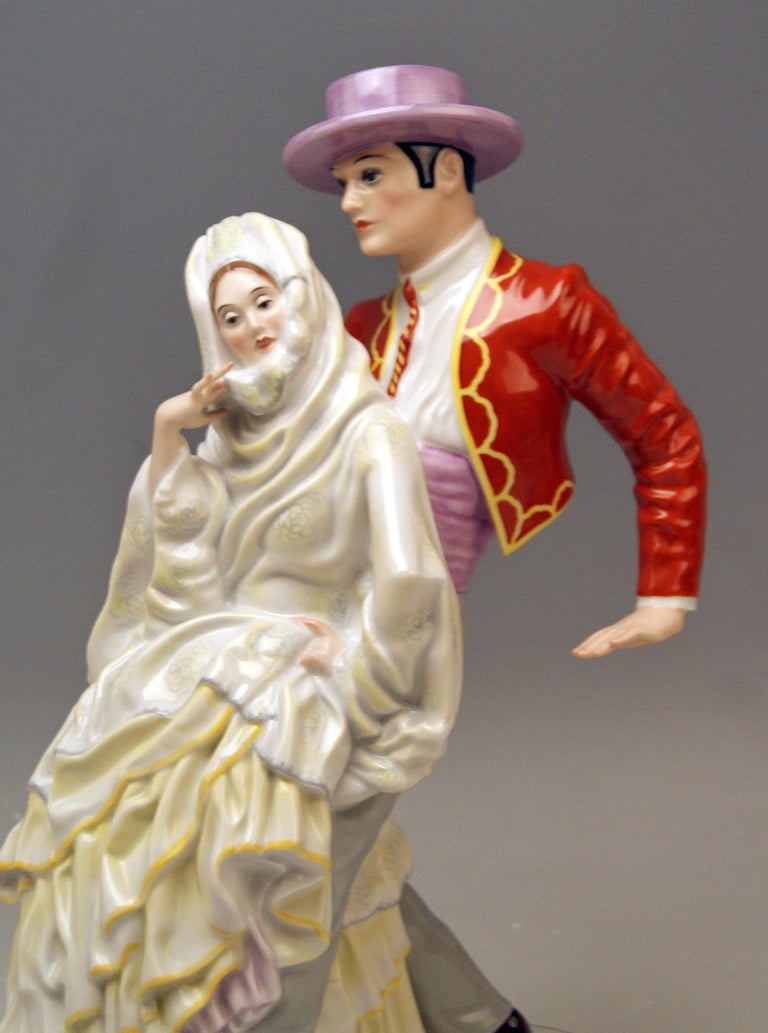 Rosenthal Germany the Spanish Dance by Dorothea Charol, circa 1956 at ...
