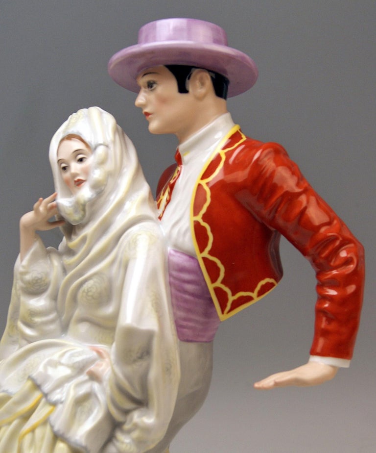 Rosenthal Germany the Spanish Dance by Dorothea Charol, circa 1956 at ...