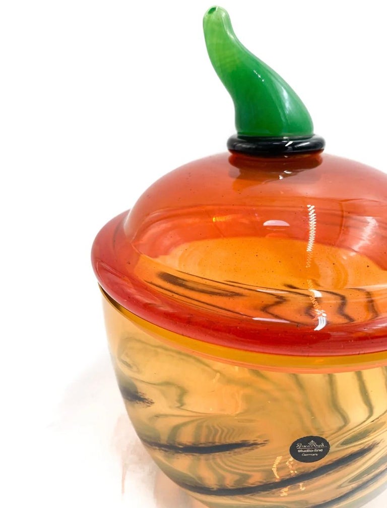 Rosenthal Glass Box with Chilly Pepper Shape from the 1980s For Sale at ...