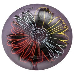 Organic Mid-Century Handblown Modernist Glass Plate by Rosenthal Studio ...