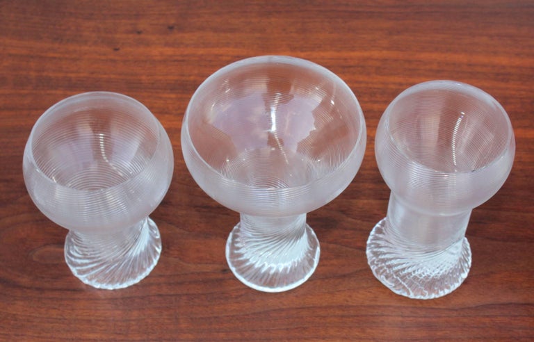 Rosenthal Modern Swirl Glasses For Sale at 1stDibs