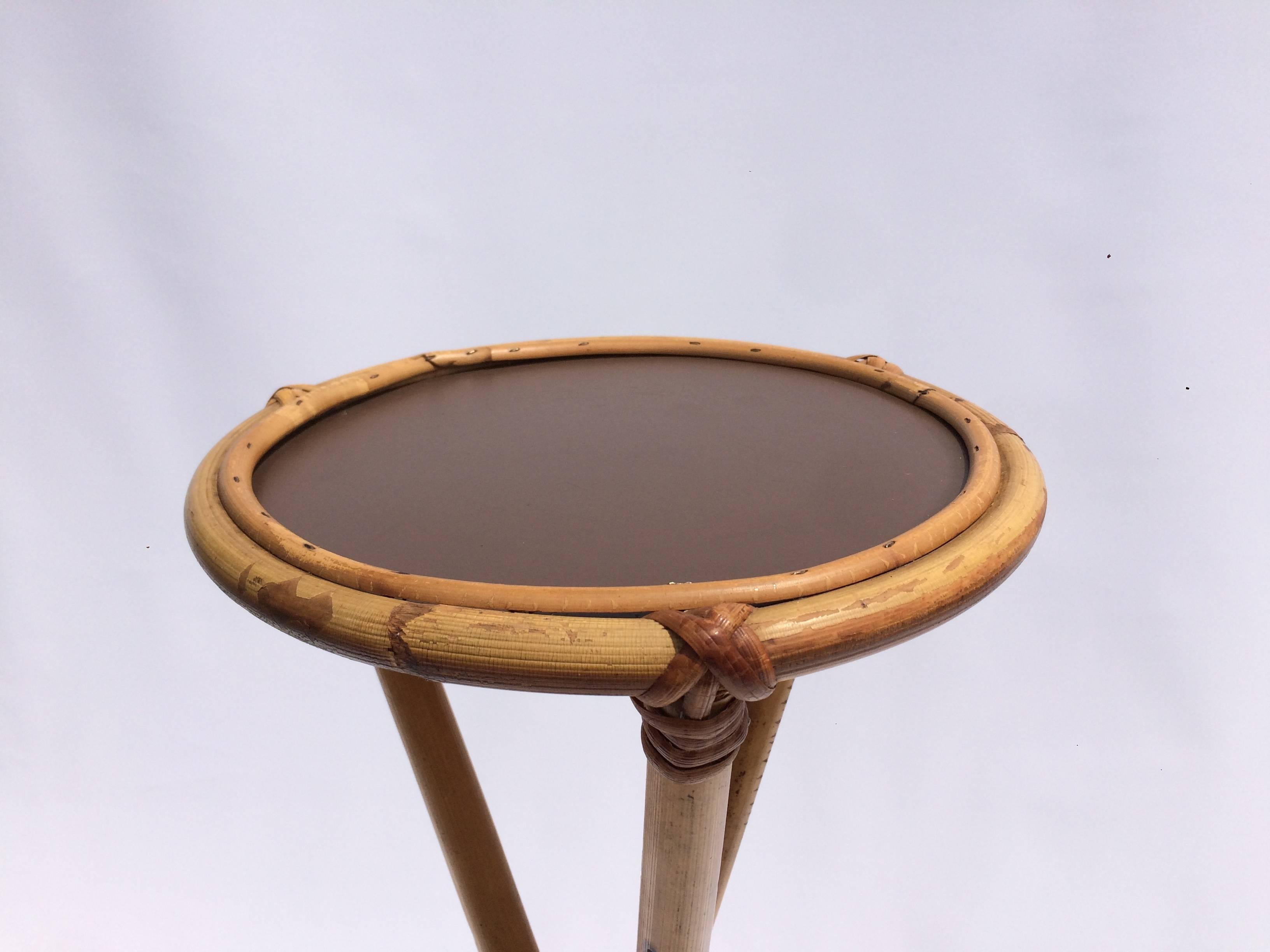 Rosenthal Netter Bamboo Display Stand Plant, Italy, 1950s at 1stDibs