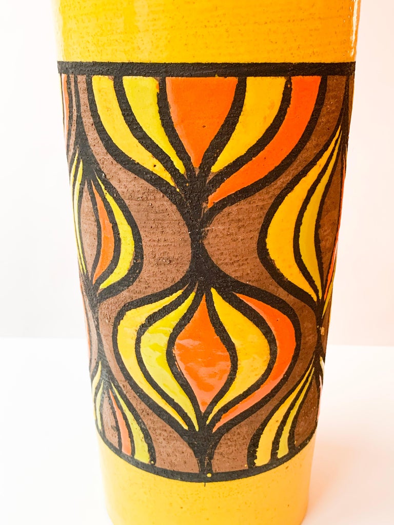 Rosenthal Netter Vase, Ceramic, Yellow, Orange and Brown Onion, Signed ...