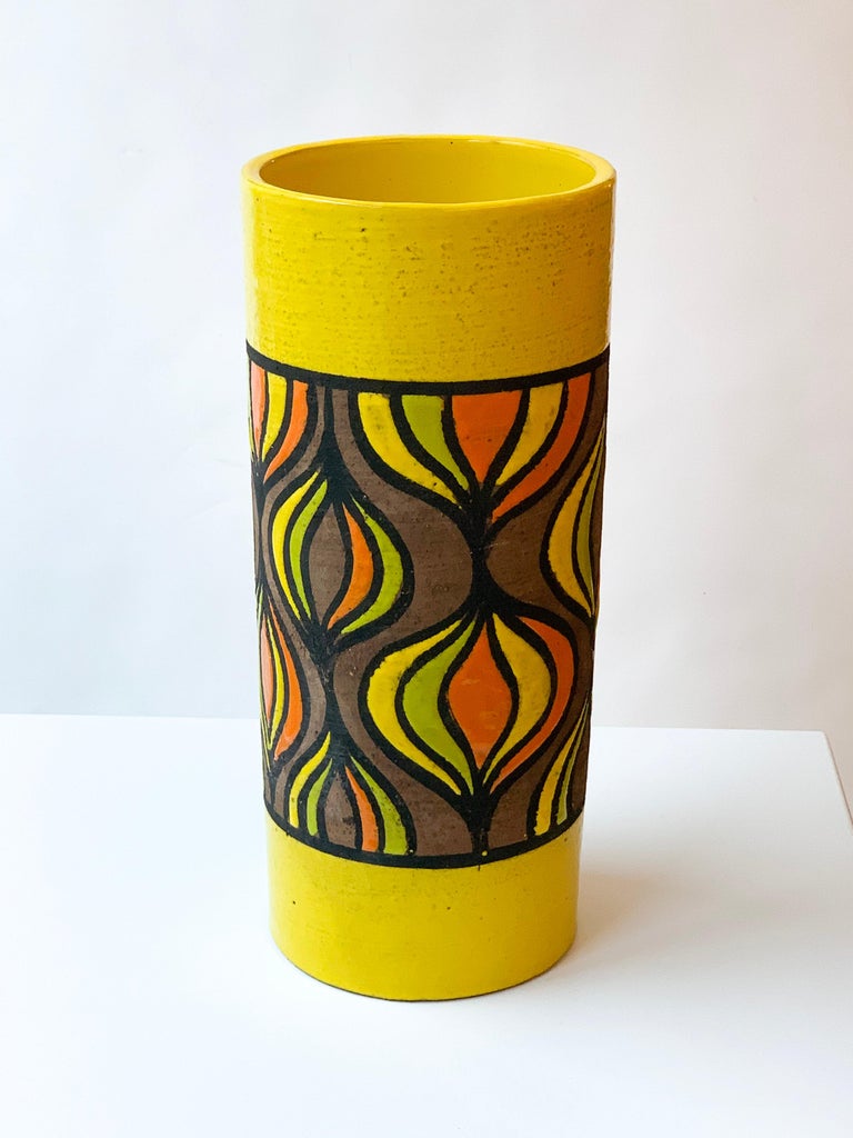 Rosenthal Netter Vase, Ceramic, Yellow, Orange and Brown Onion, Signed ...