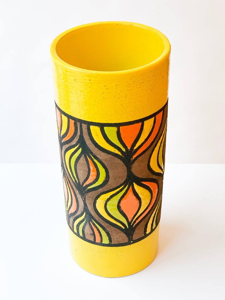 Rosenthal Netter Vase, Ceramic, Yellow, Orange and Brown Onion, Signed ...