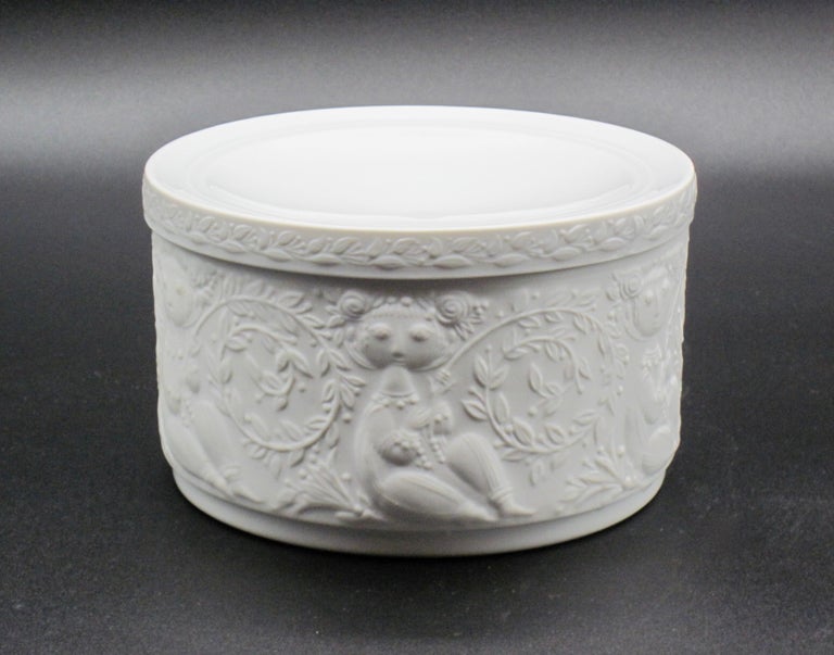 Rosenthal Studio Line Bjørn Wiinblad Matte White Porcelain Relief ...