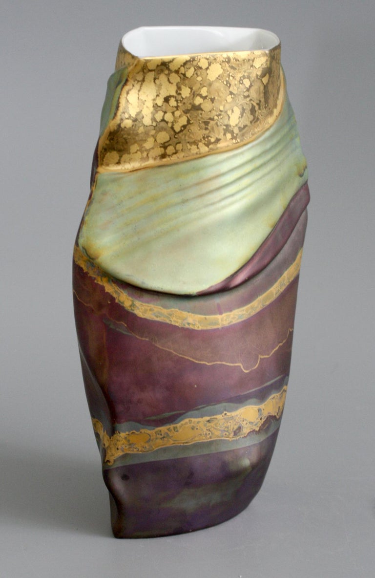 Rosenthal Studio-Linie Johan Van Loon and H Dresler Metallic Glazed ...