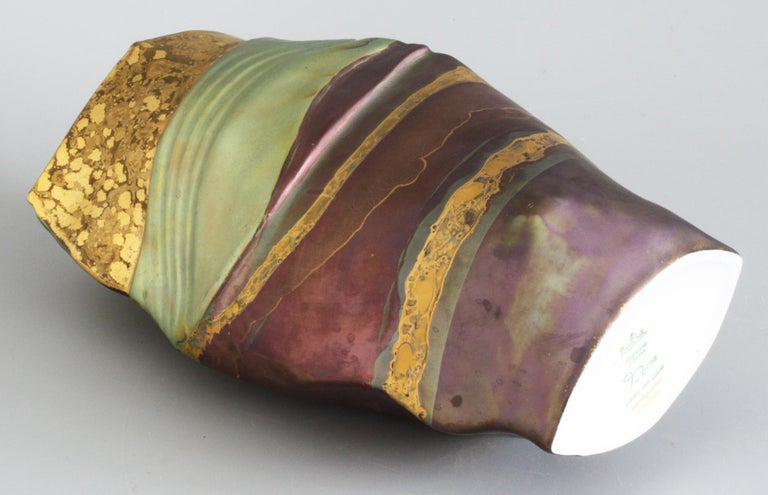 Rosenthal Studio-Linie Johan Van Loon and H Dresler Metallic Glazed ...