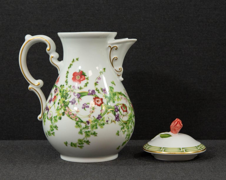 Rosenthal Versace, Flower Fantasy, Coffee Pot For Sale at 1stDibs