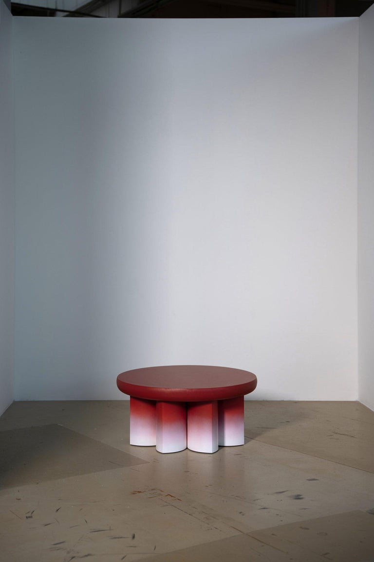 Rosette Low Coffee Table Made Out of Solid Ash Wood For Sale at 1stDibs