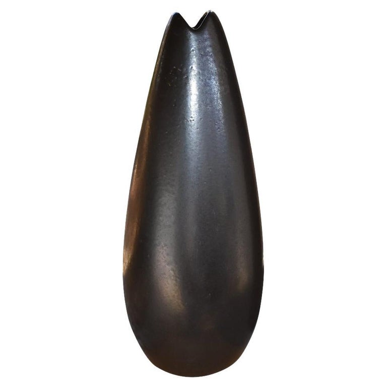 Roseville 1953 Raymor Artware Black Mid-Century Modern Pottery Floor ...