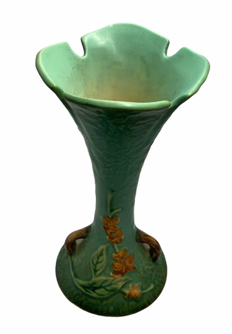 Roseville Pottery Bittersweet Flower Vase at 1stDibs
