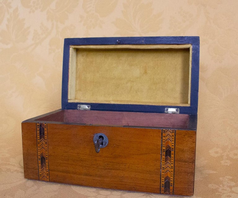 Rosewood and Marquetry Jewelry Box Louis Philippe Period For Sale at ...