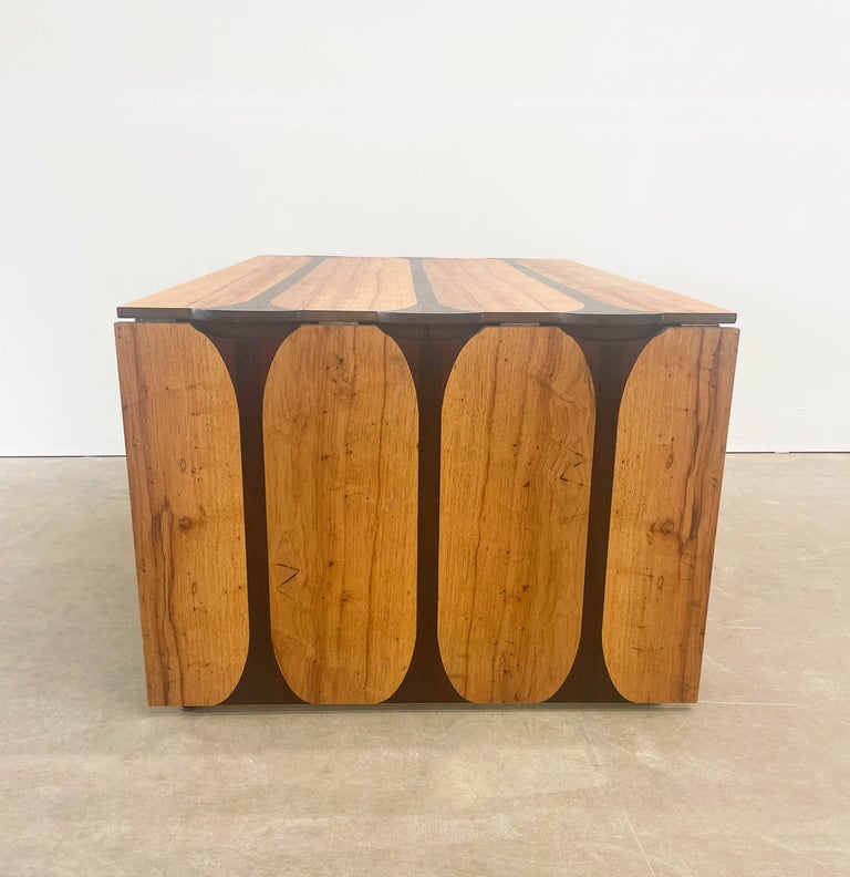 Rosewood and Spalted Chestnut Dining Table For Sale at 1stDibs