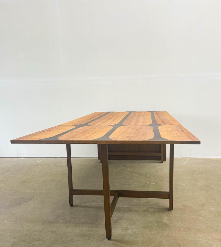 Rosewood and Spalted Chestnut Dining Table For Sale at 1stDibs