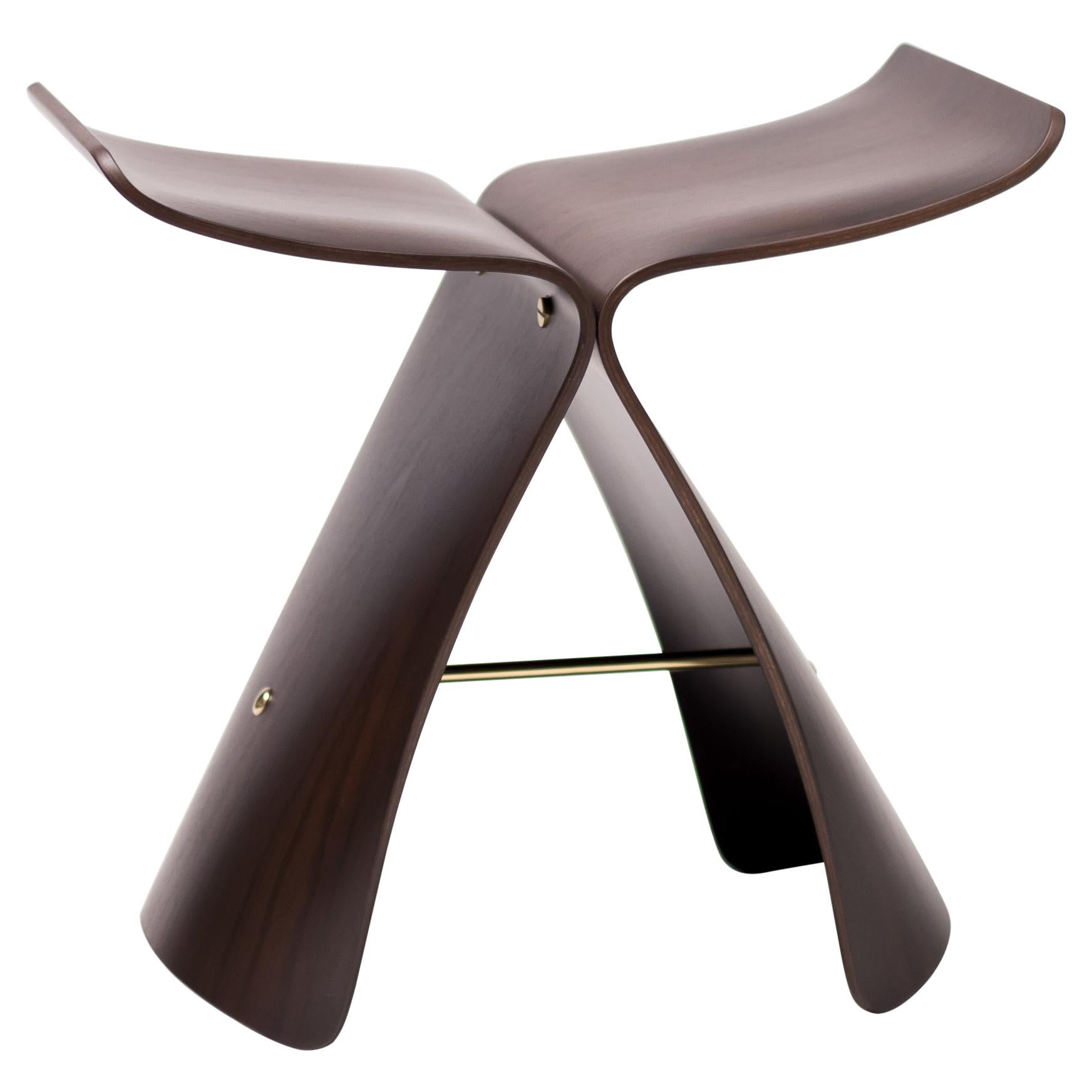 Original Rosewood Sori Yanagi "Butterfly" Stool, 1950s at 1stdibs
