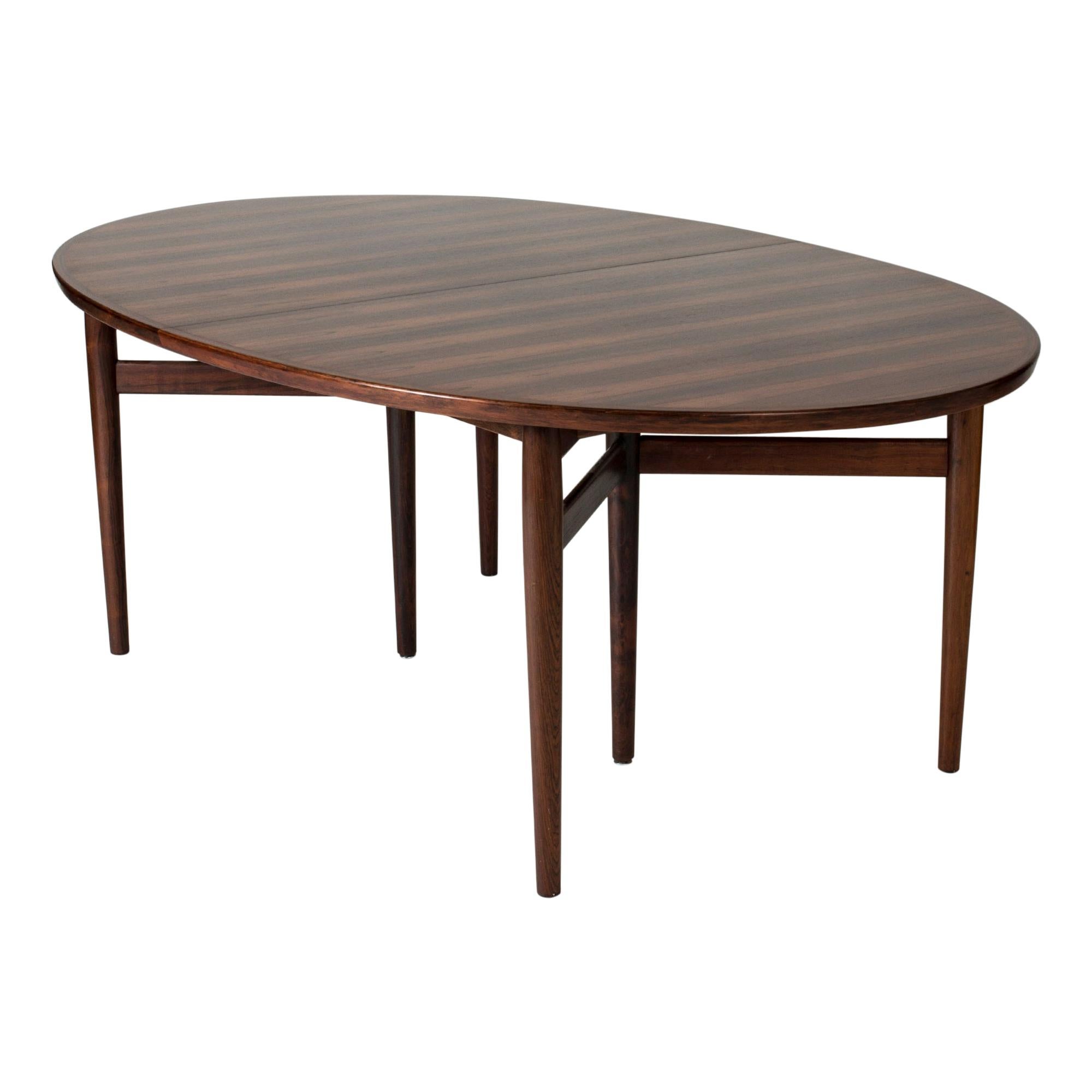 Danish Teak Dining Table w/ Two Leaves by Arne Vodder for Sibast at 1stDibs