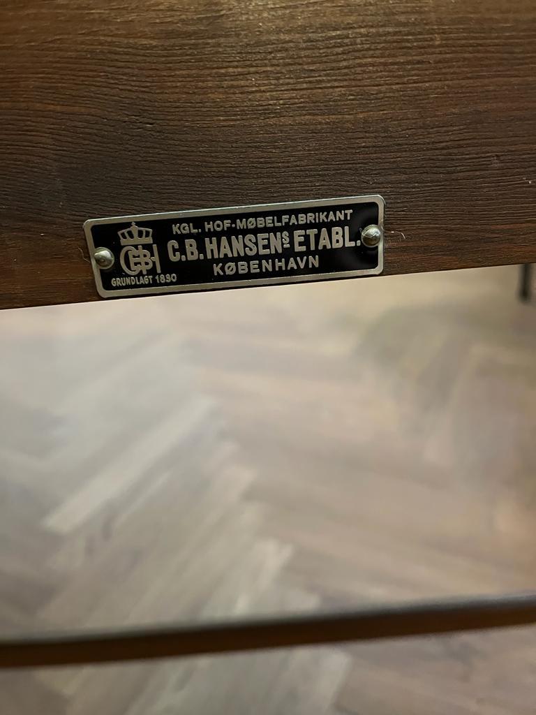 Rosewood Drybar, Cabinet by C.B. Hansen, Kaare Klint Style.Signed. For Sale at 1stDibs