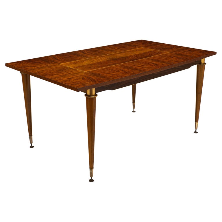 Rosewood French Modernist Dining Table at 1stDibs