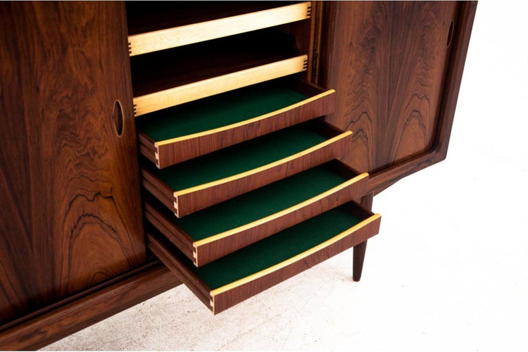 Rosewood Highboard, Danish Design, 1960s For Sale at 1stDibs
