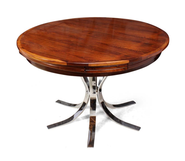 Rosewood Lotus Flip-Flap Table by Dyrlund at 1stDibs | dyrlund flip ...