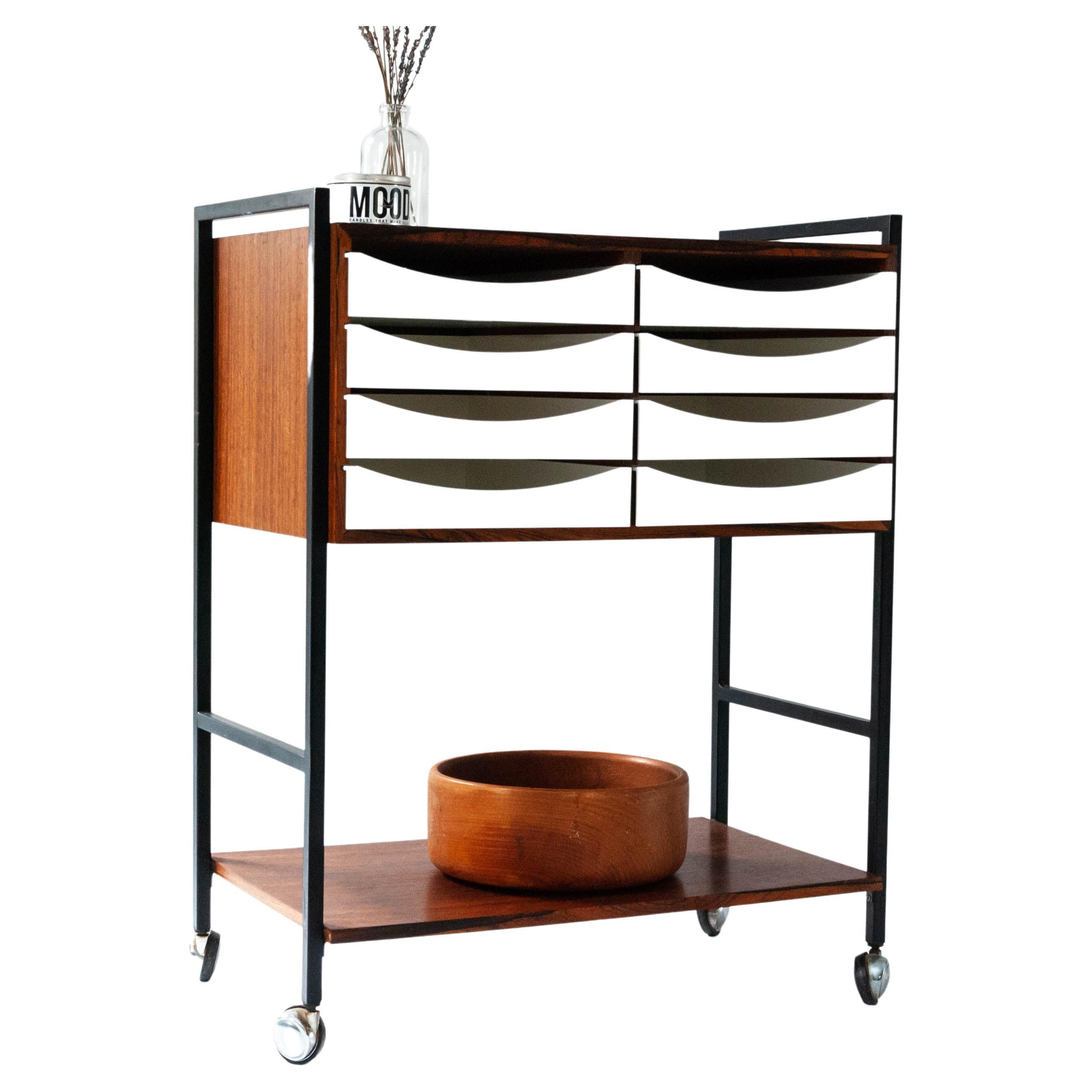 1930s Modern Asian Opium Rosewood Daybed with a Small Stool at 1stDibs