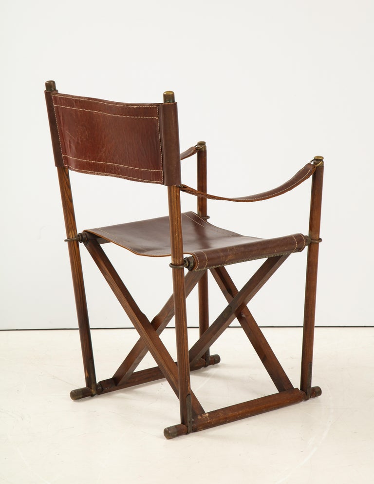 Teak Mogens Koch MK-16 Safari Chair For Sale at 1stDibs | mogens koch ...