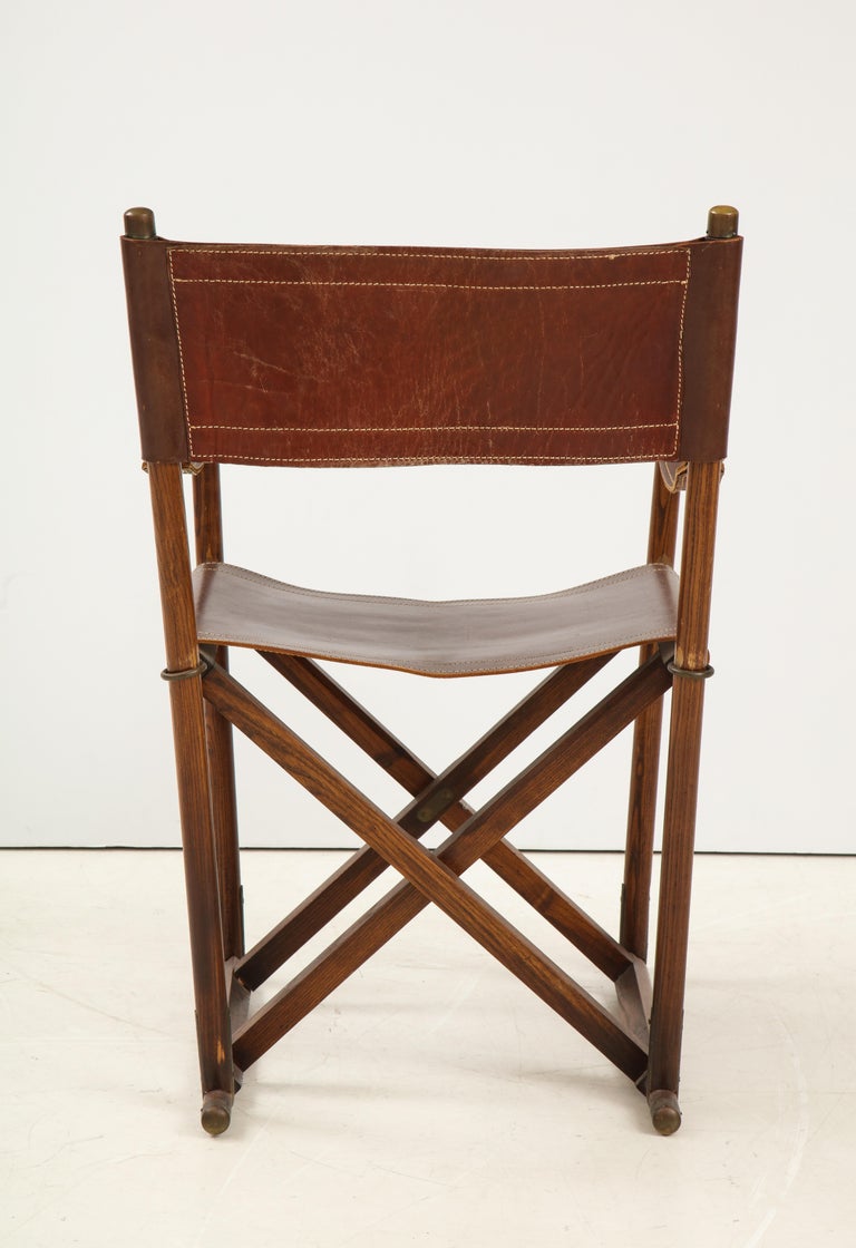 Teak Mogens Koch MK-16 Safari Chair For Sale at 1stDibs | mogens koch ...