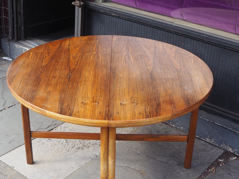 Rosewood Round or Oval Dining Table, Robert Heritage for Archie Shine ...